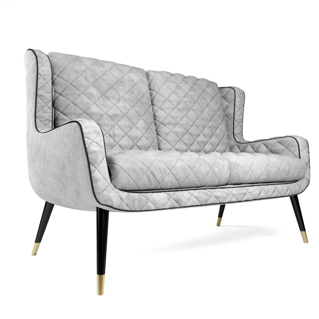 3D Baxter Dolly sofa - TurboSquid 1826288