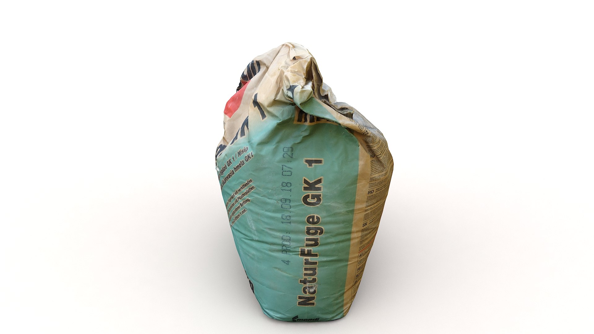 3D Cement Bag Pack Model - TurboSquid 1537634