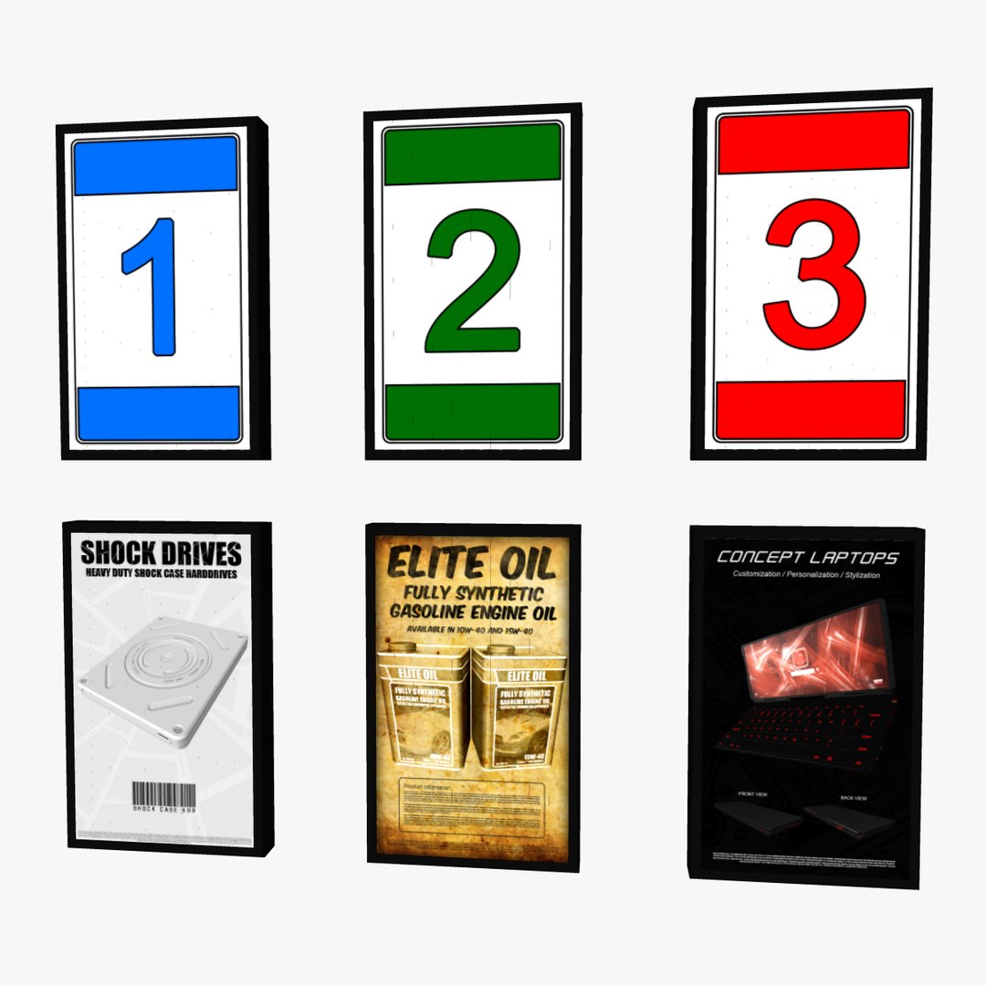 maya tri-panelled rotating sign