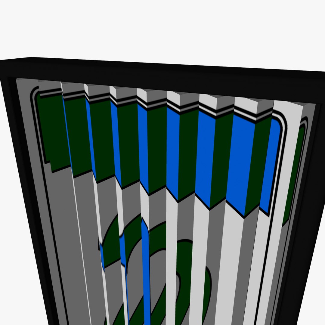 maya tri-panelled rotating sign