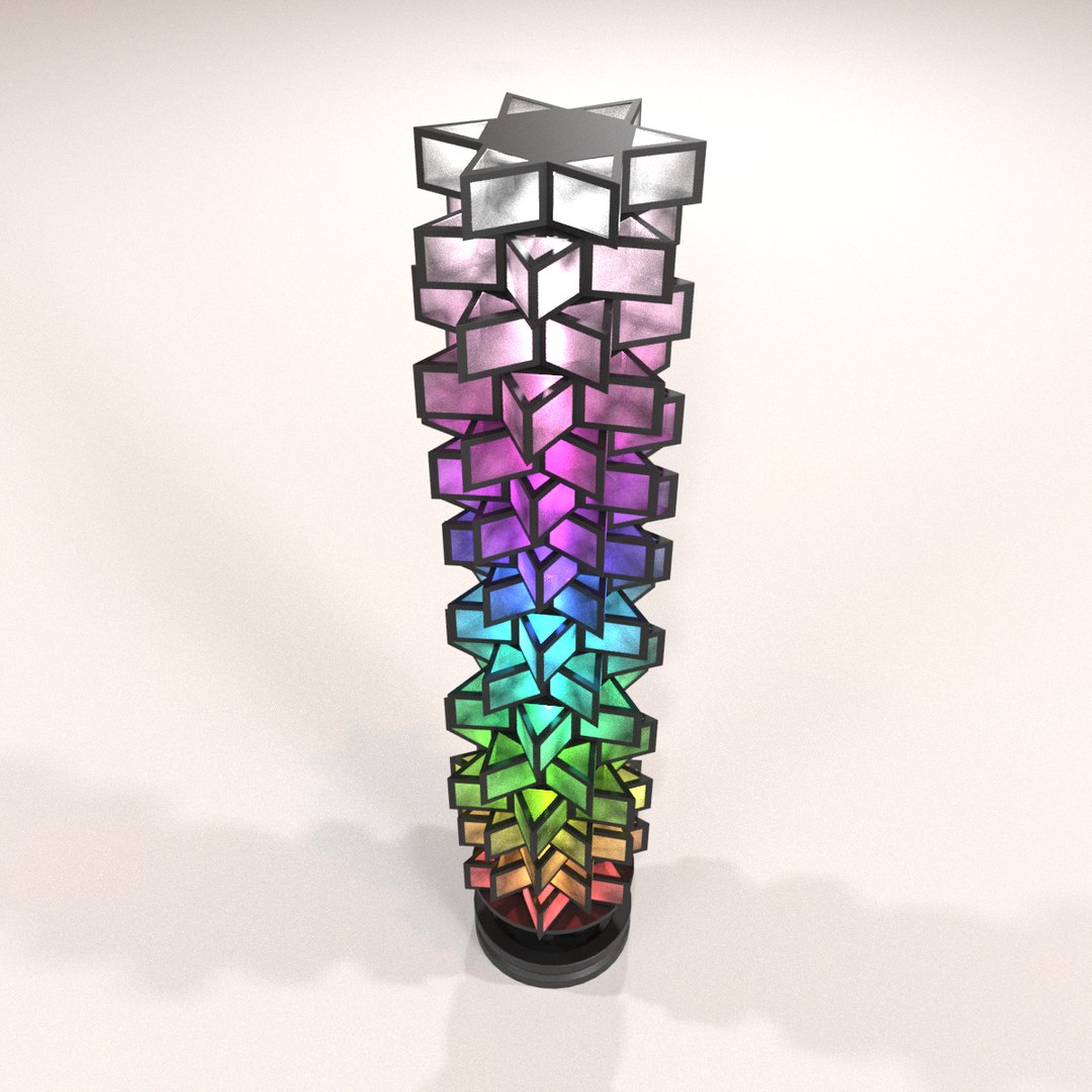 Glass Dna Lamp 3D Model - TurboSquid 1275805