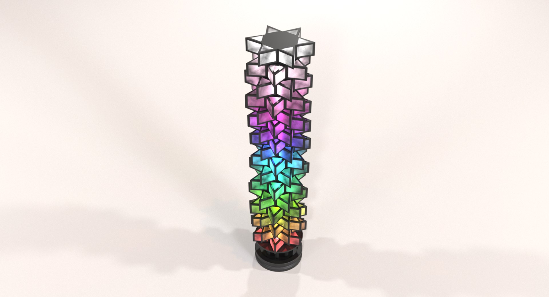 Glass Dna Lamp 3D Model - TurboSquid 1275805
