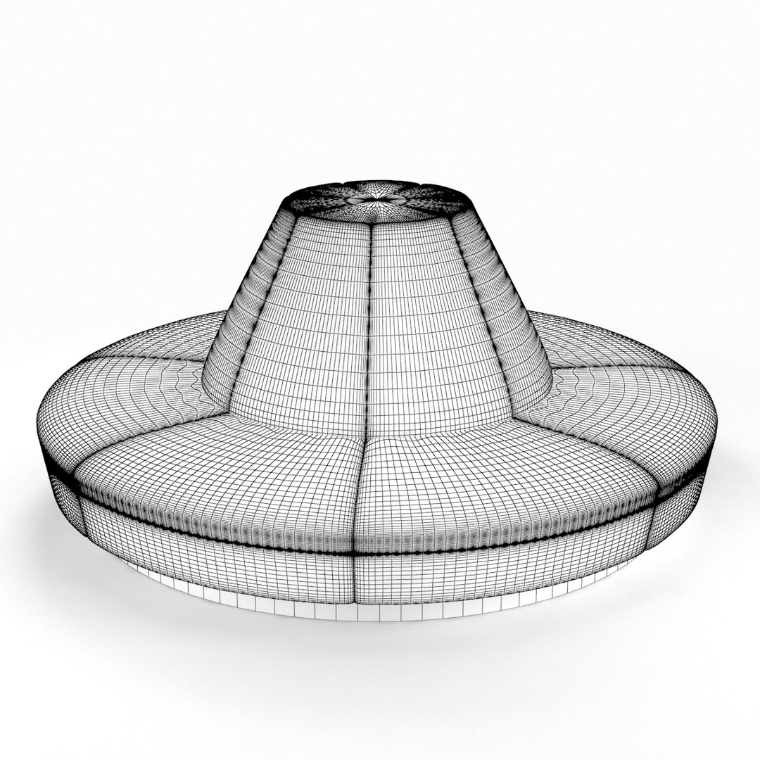 3d x circle seating arrangement