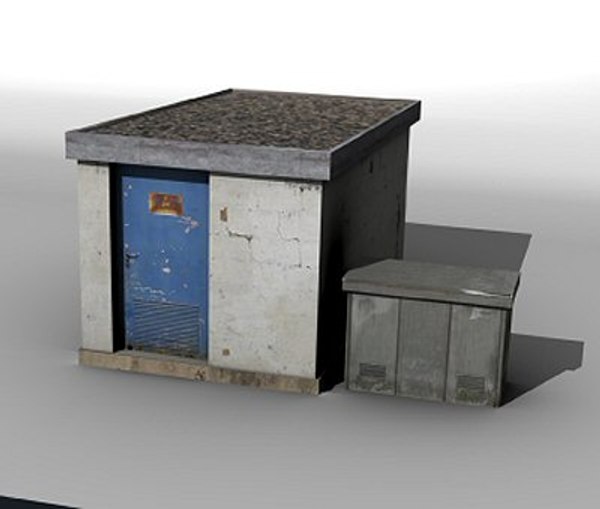 converter station 3d model
