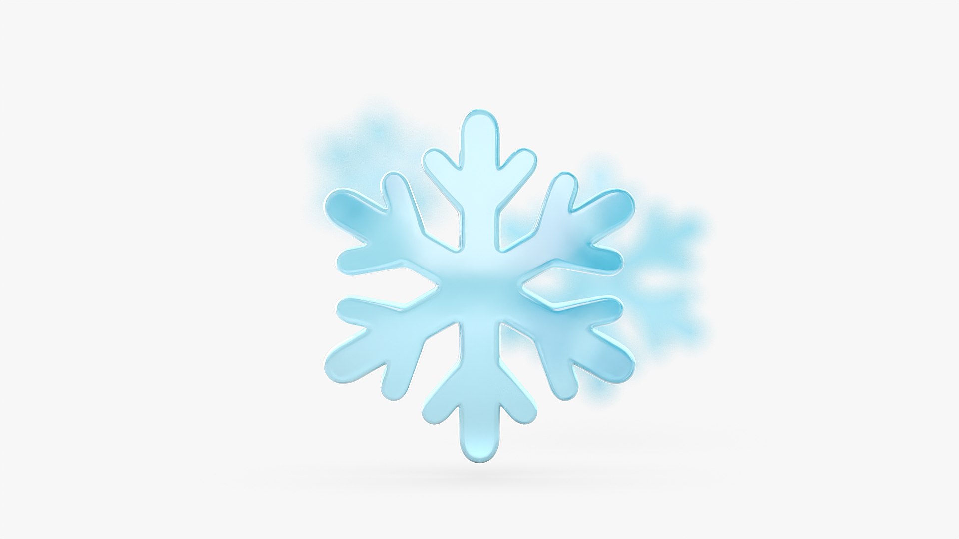 Cartoon Snowflake A 3D - TurboSquid 2151364