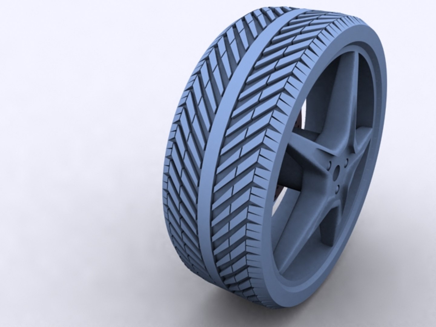 3d wheel tire model