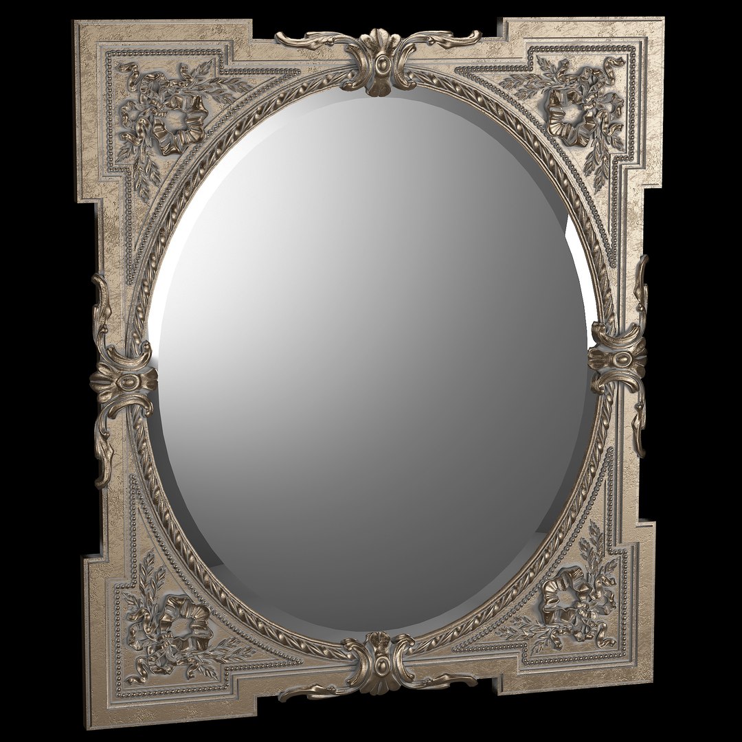 3D Victorian Mirror Model - TurboSquid 1920733