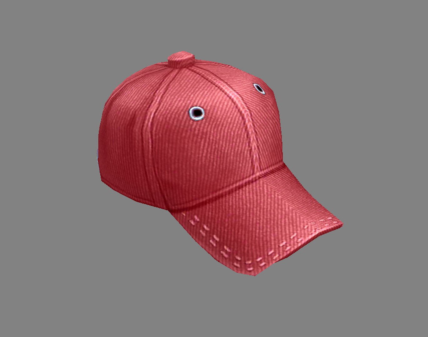 Cartoon Red Hat - Baseball Cap - Sports Cap Model - TurboSquid 1724631