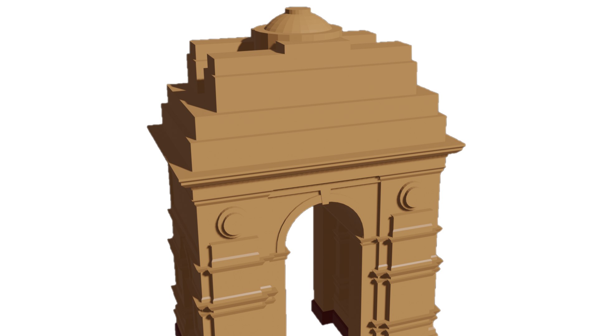 Simpoly India Gate 3D Model - TurboSquid 2018425