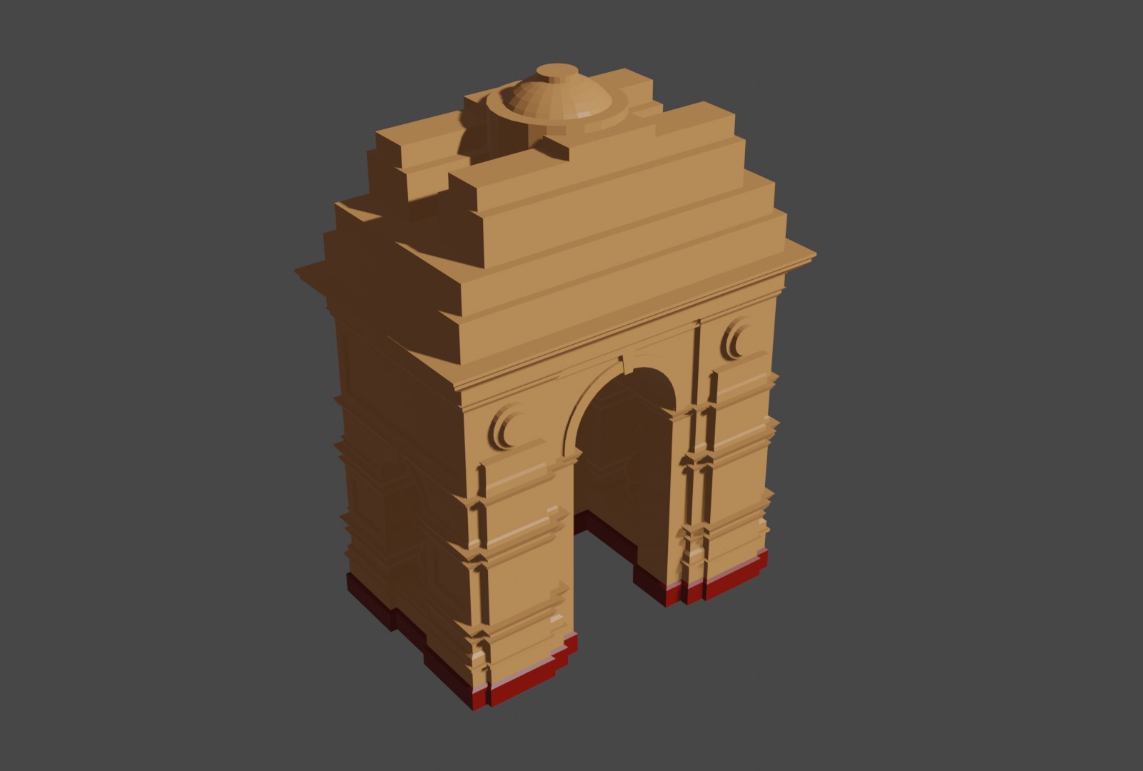 Simpoly India Gate 3D Model - TurboSquid 2018425