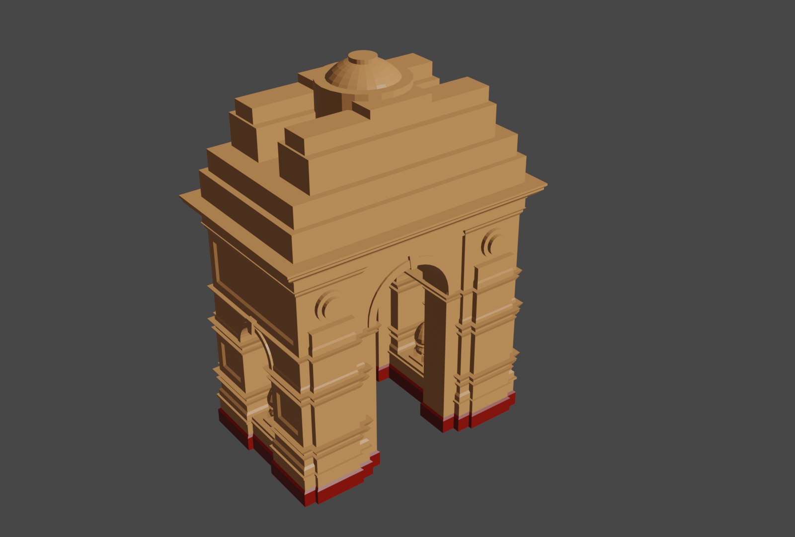 Simpoly India Gate 3D Model - TurboSquid 2018425