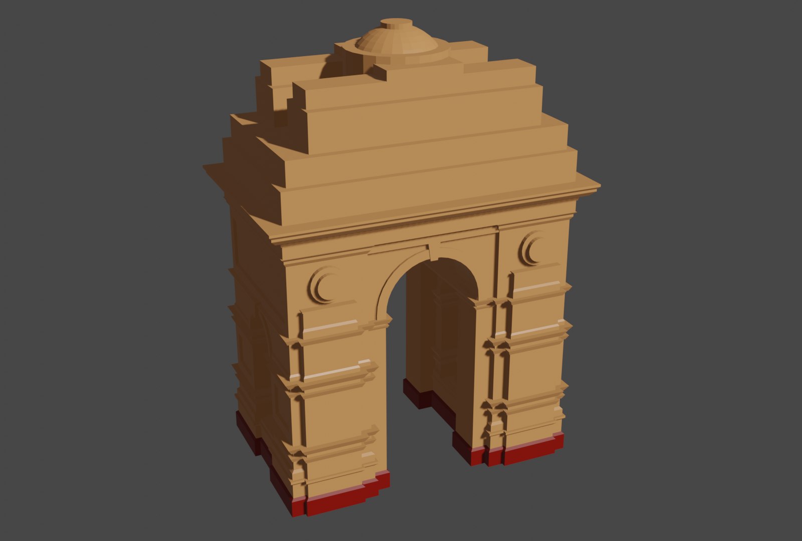 Simpoly India Gate 3D Model - TurboSquid 2018425