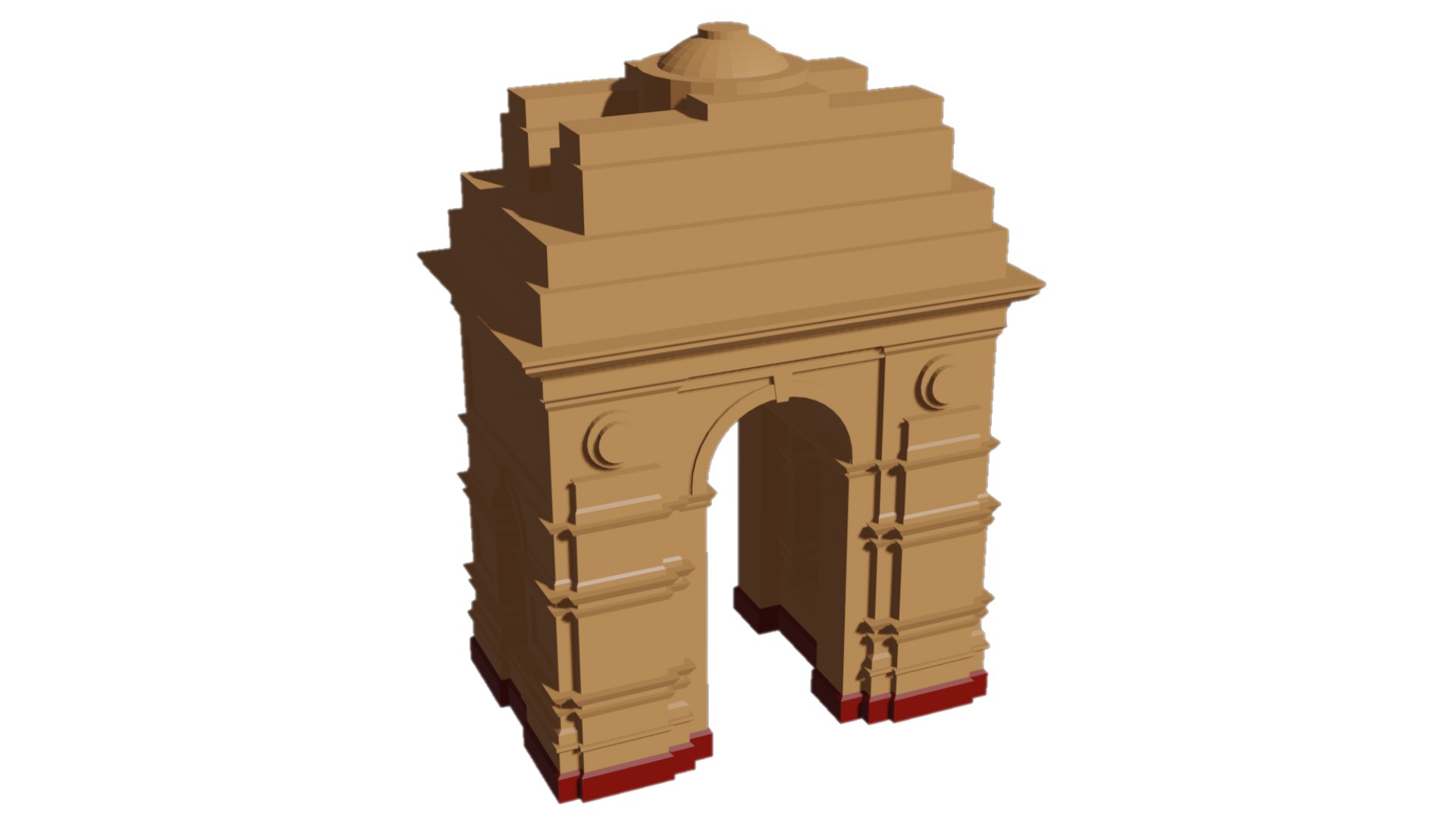 Simpoly India Gate 3D Model - TurboSquid 2018425