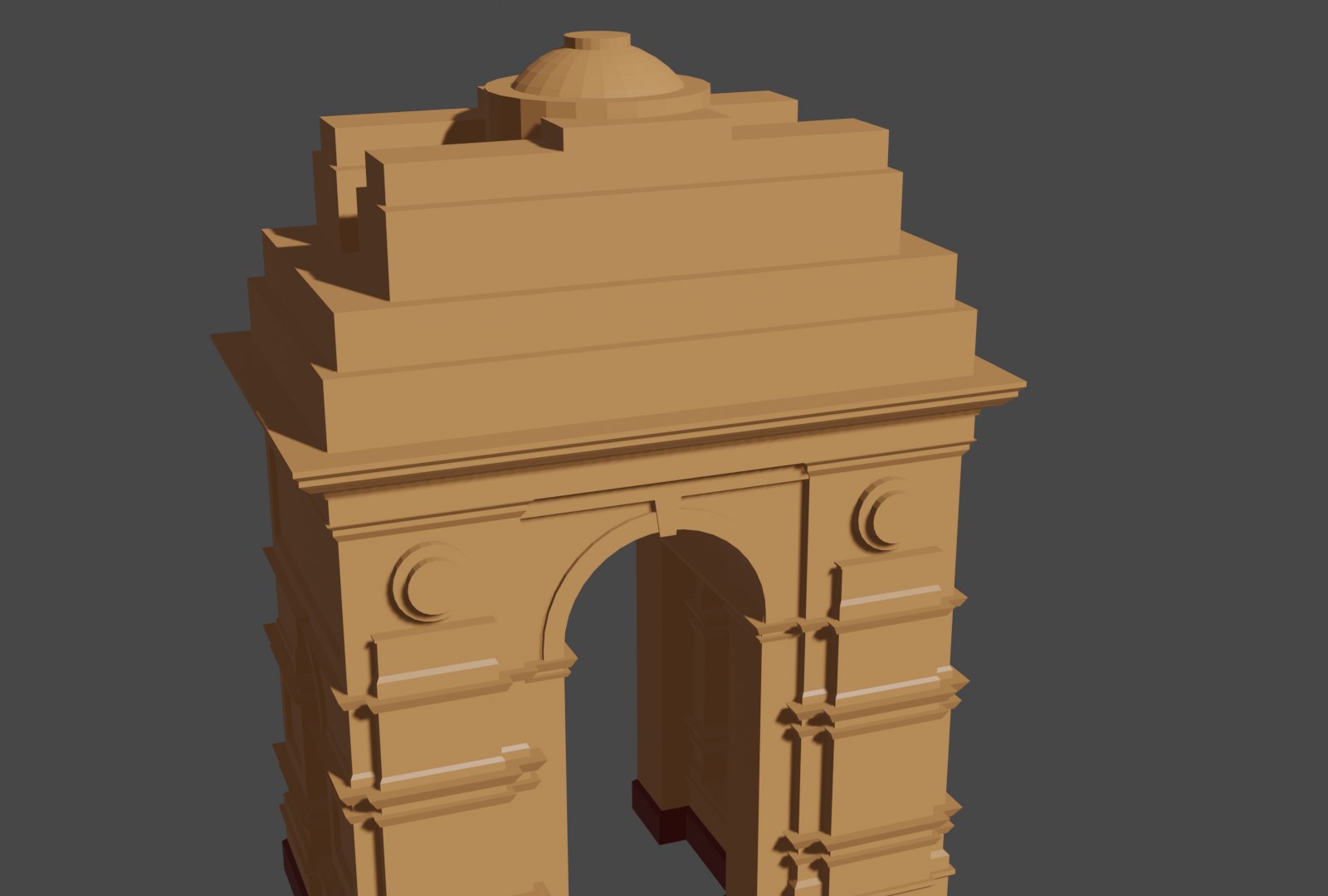 Simpoly India Gate 3D Model - TurboSquid 2018425