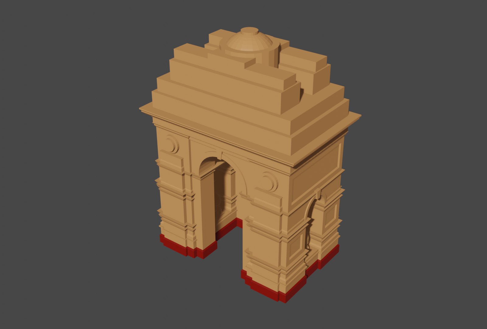 Simpoly India Gate 3D Model - TurboSquid 2018425