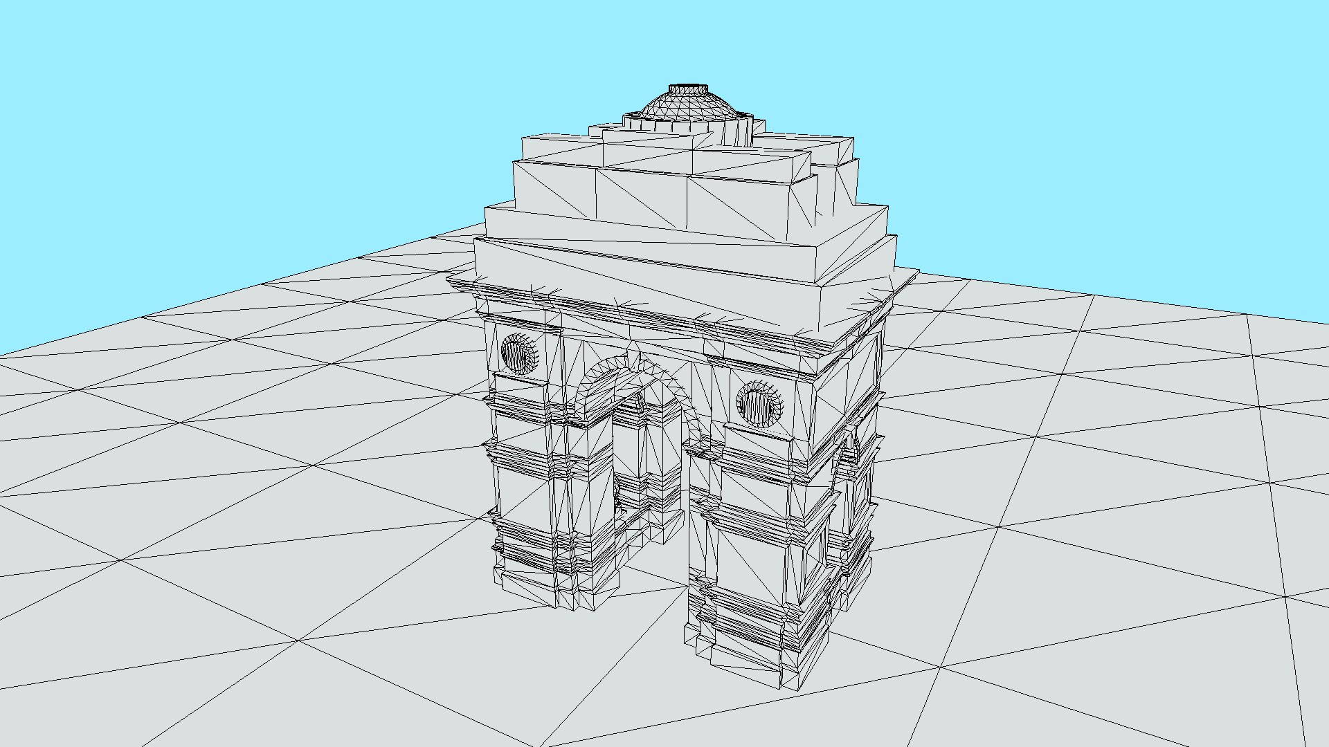 Simpoly India Gate 3D Model - TurboSquid 2018425