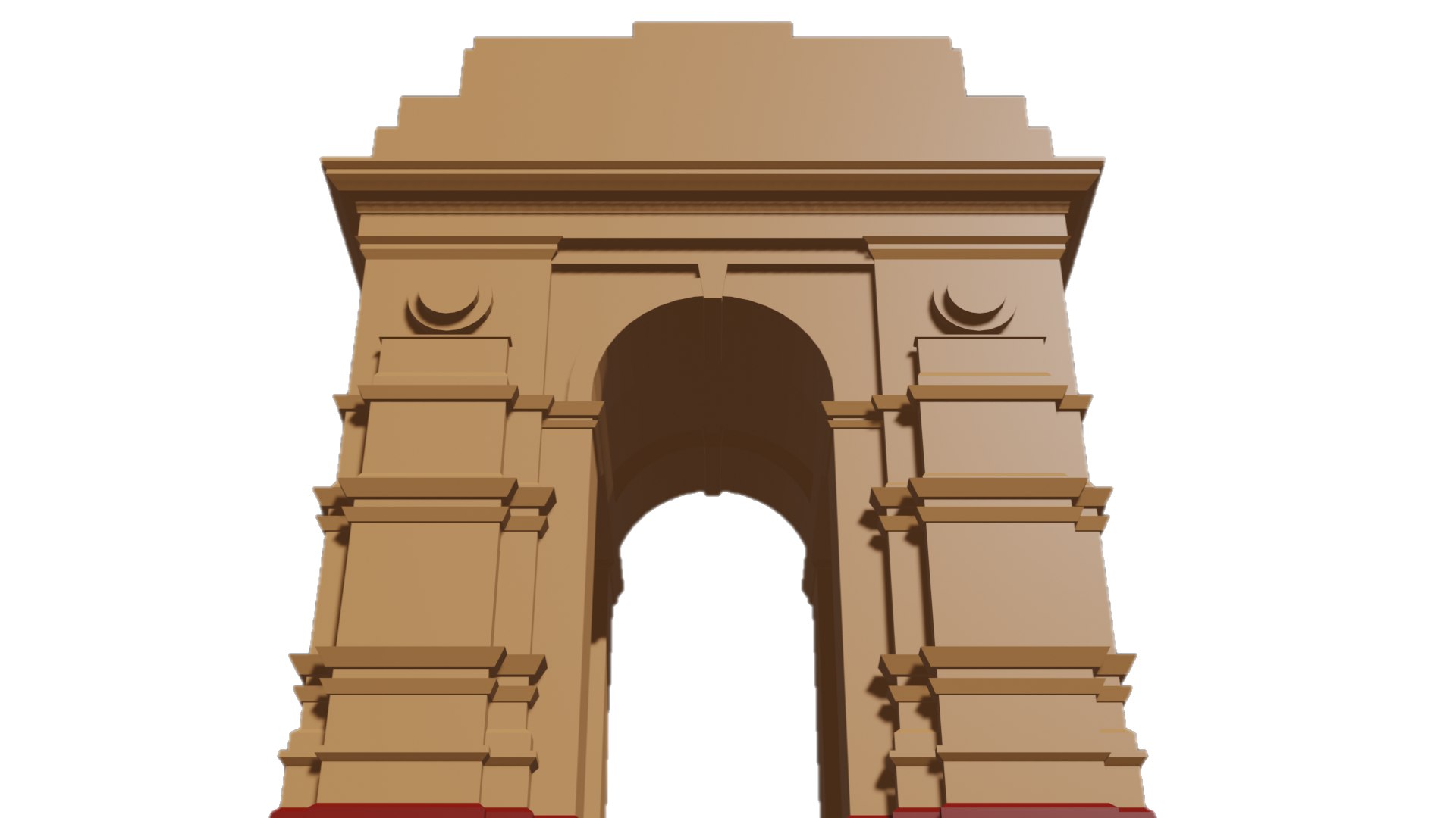 Simpoly India Gate 3D Model - TurboSquid 2018425