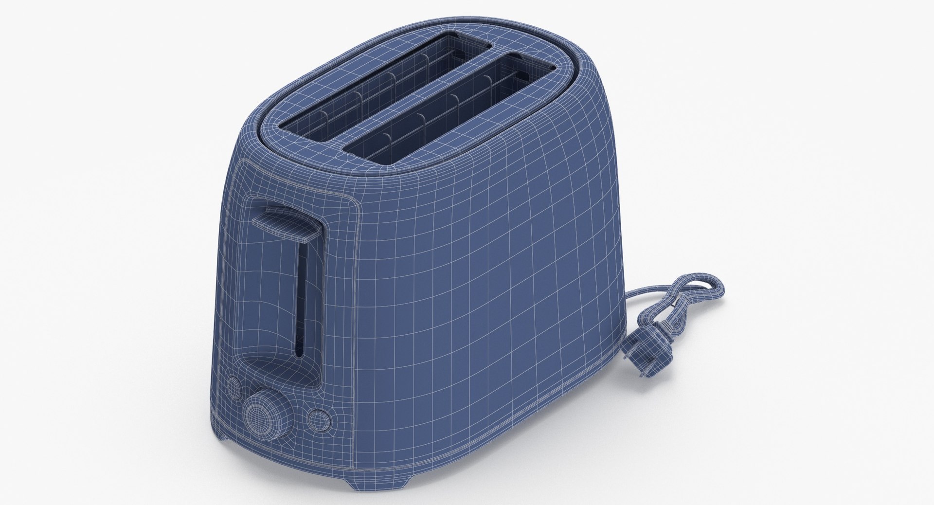 Boxed Toaster Device Blank and Generic Label 3D model - TurboSquid 2071110