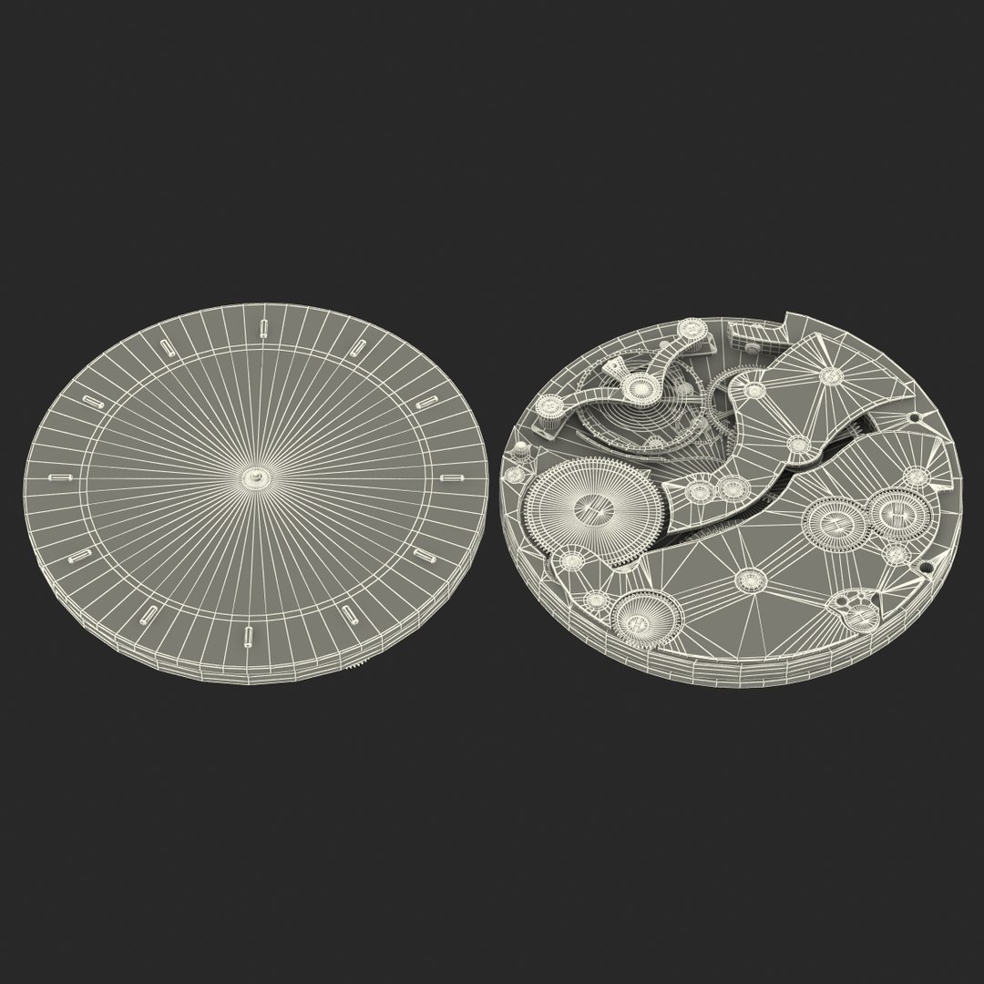 Watch Mechanism 3d Model