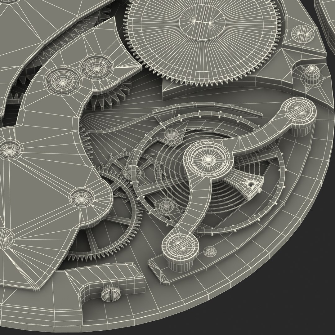 Watch Mechanism 3d Model
