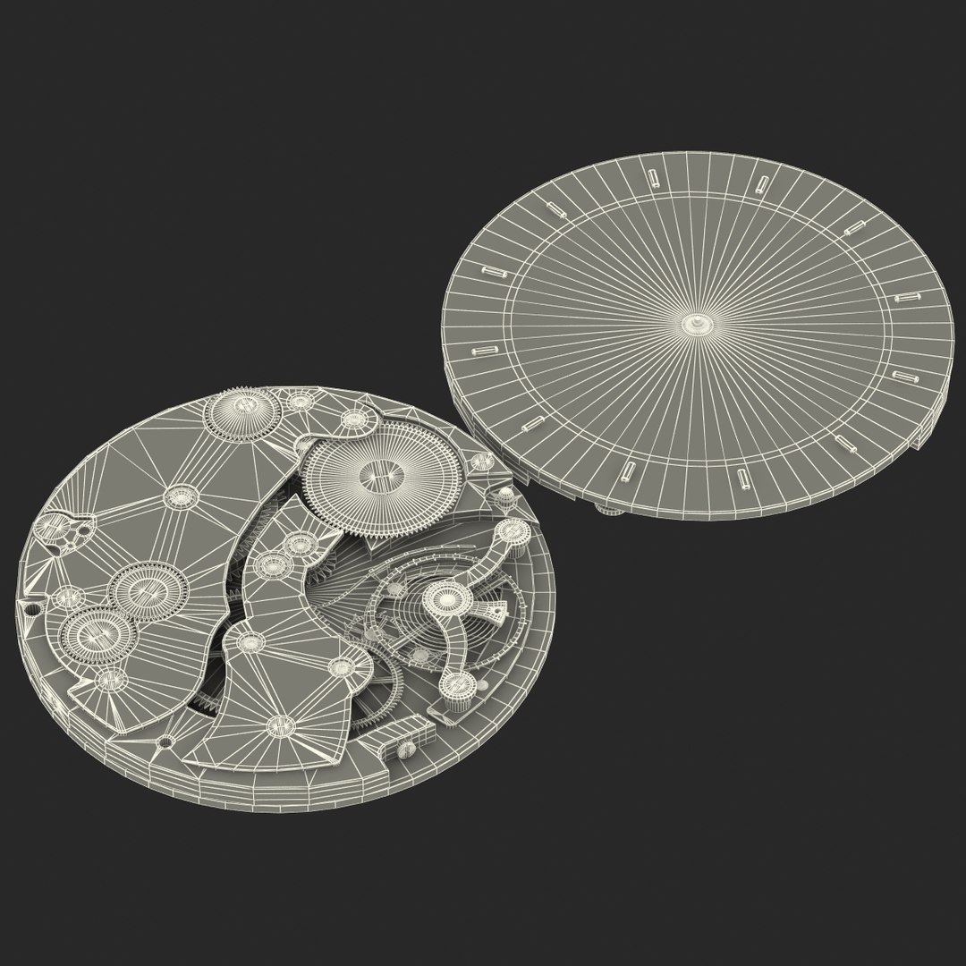 Watch Mechanism 3d Model