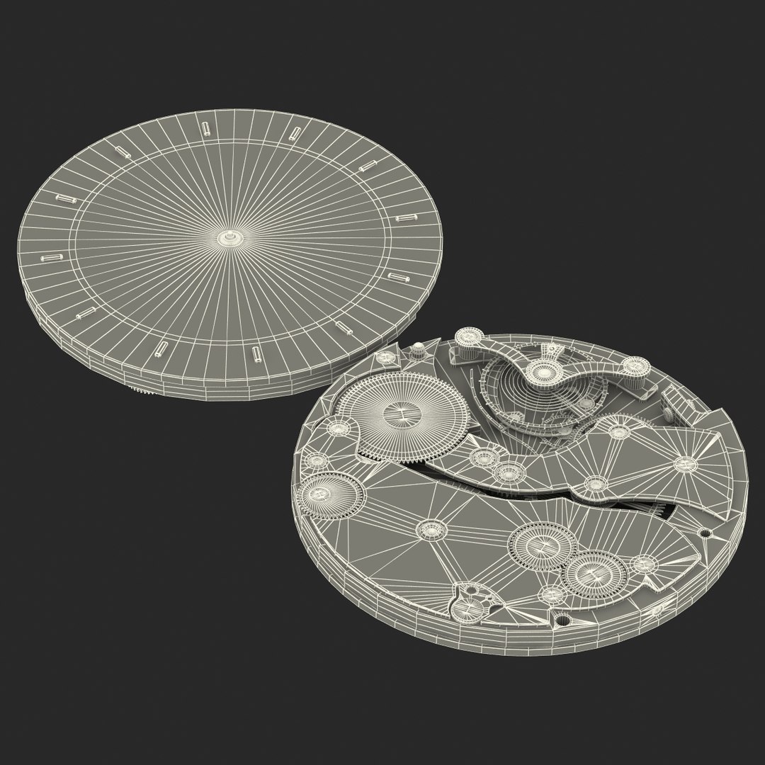 Watch Mechanism 3d Model