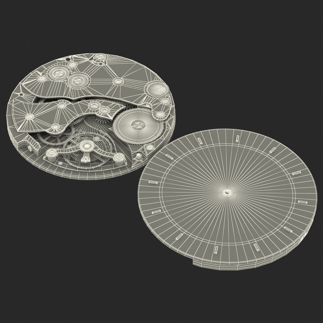 Watch Mechanism 3d Model