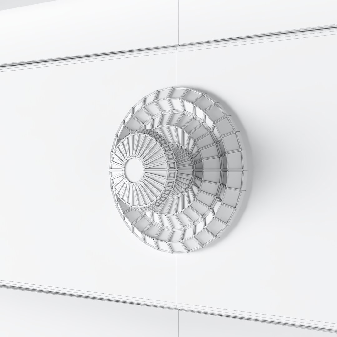 Old Sideboard 3d Model