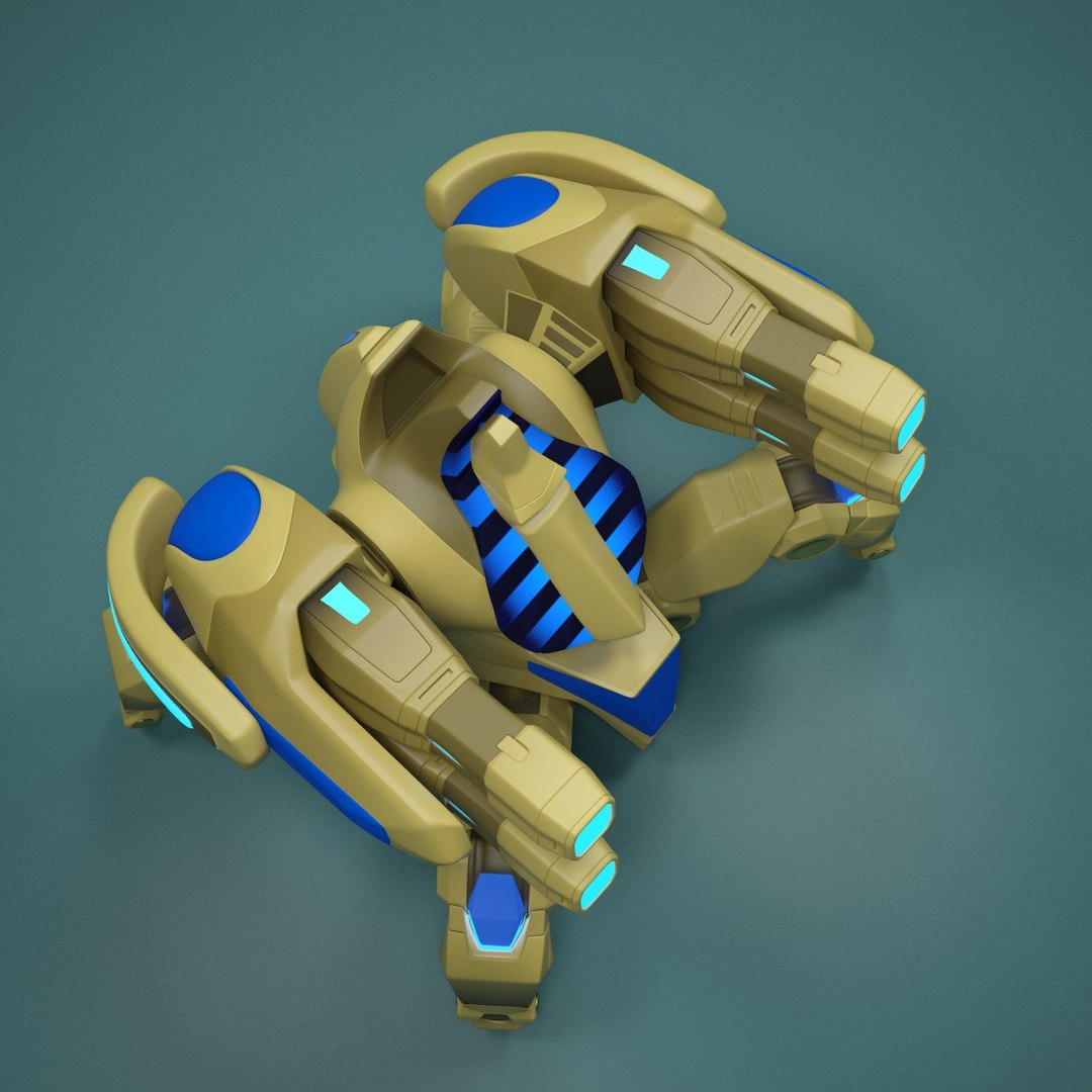3d Robot Immortal Model