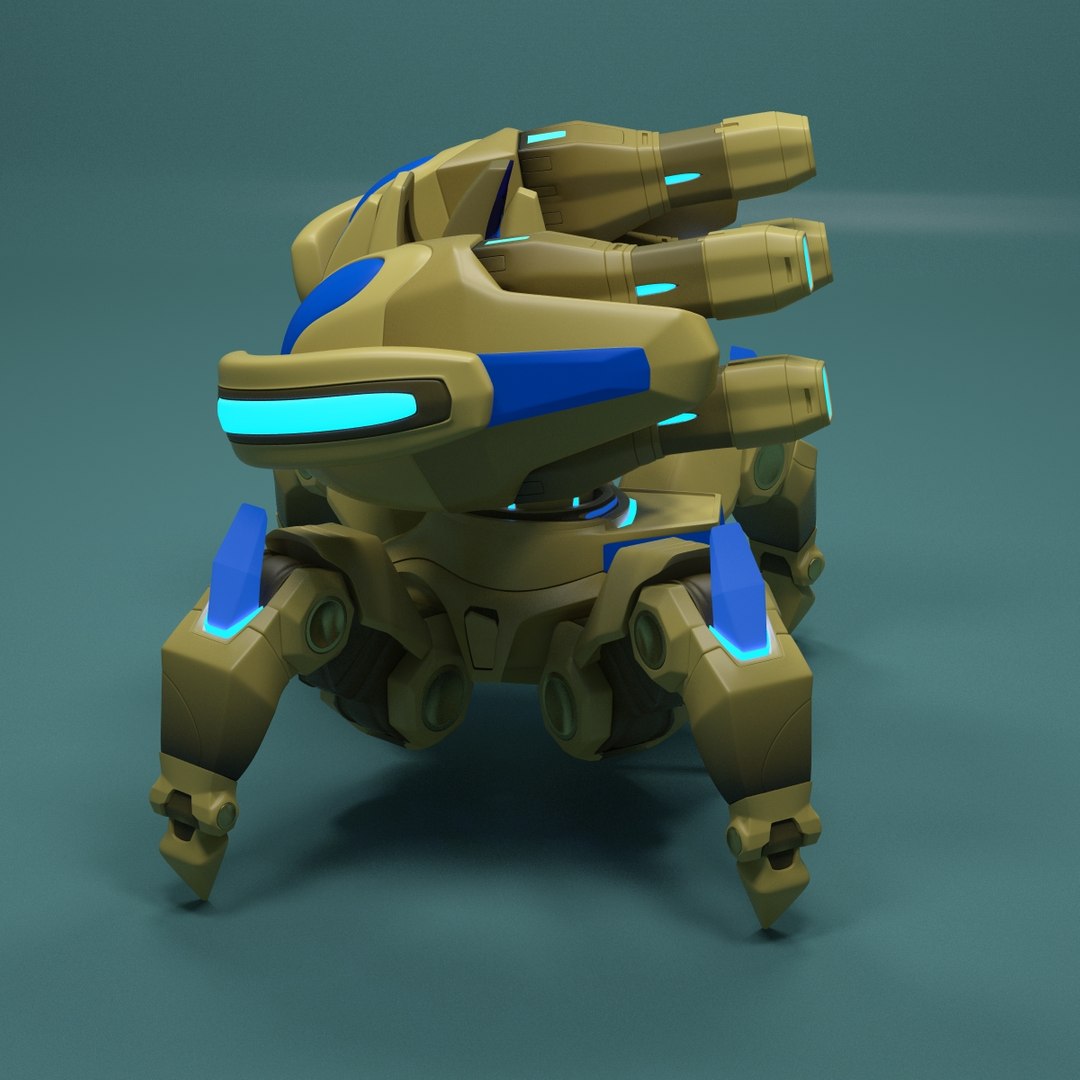 3d Robot Immortal Model