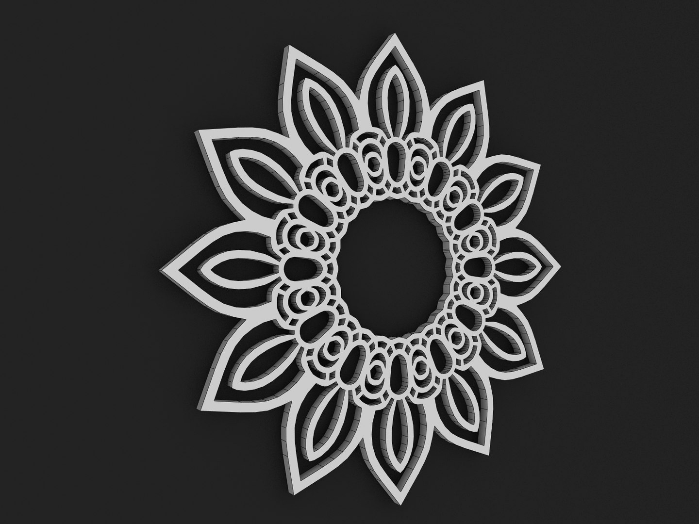 Mandala cnc model - TurboSquid 1454977