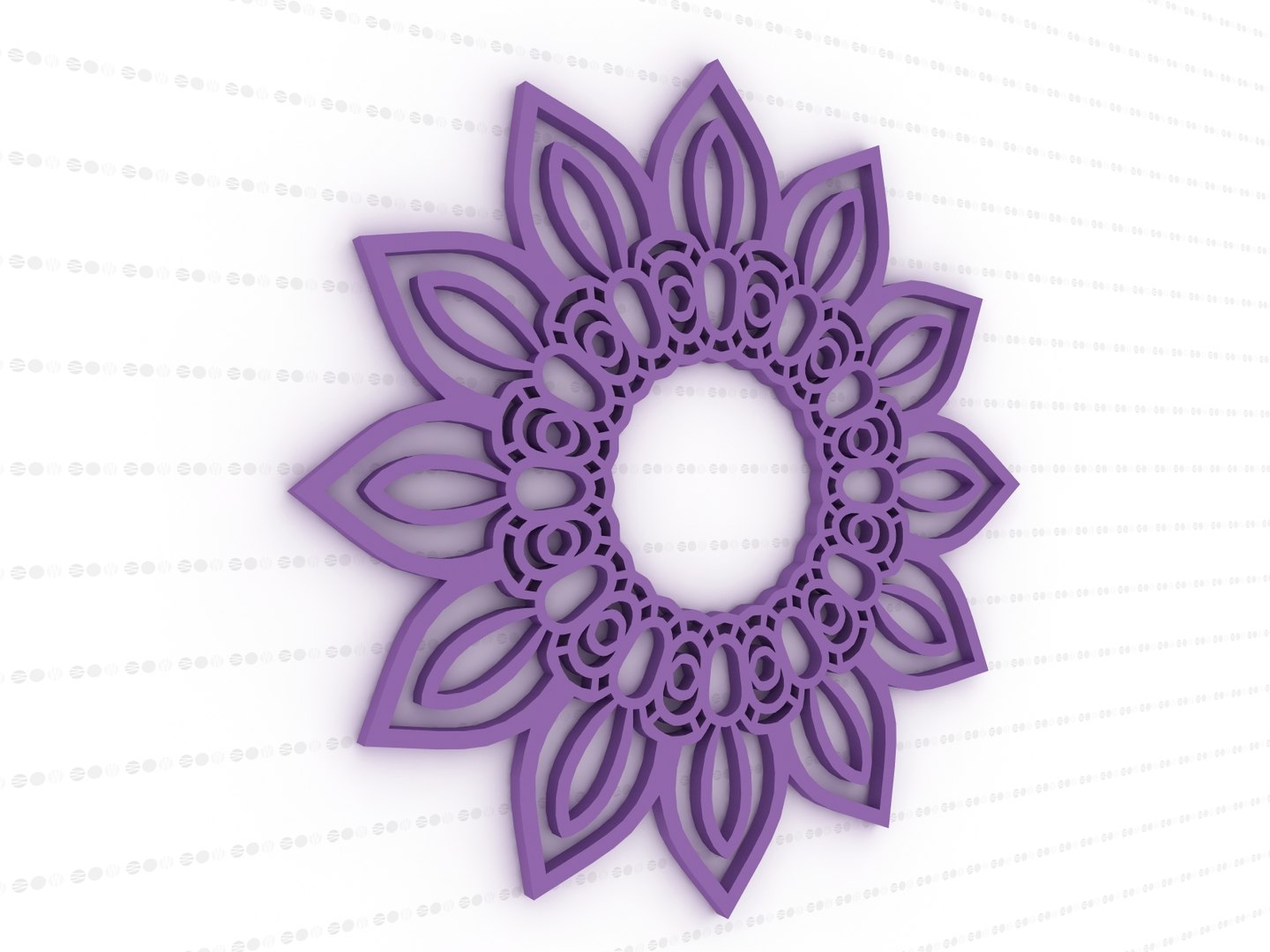 Mandala cnc model - TurboSquid 1454977