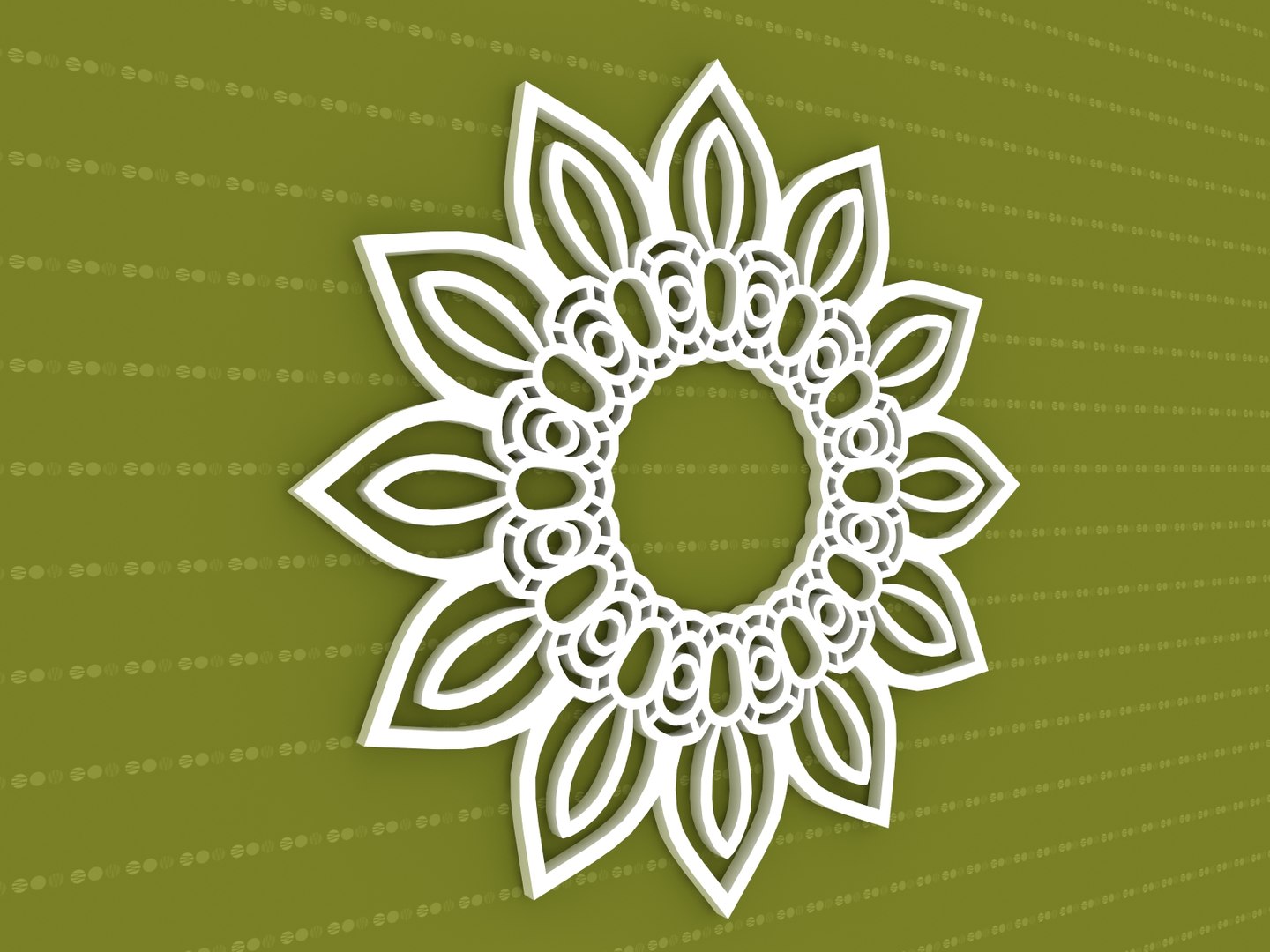 Mandala cnc model - TurboSquid 1454977