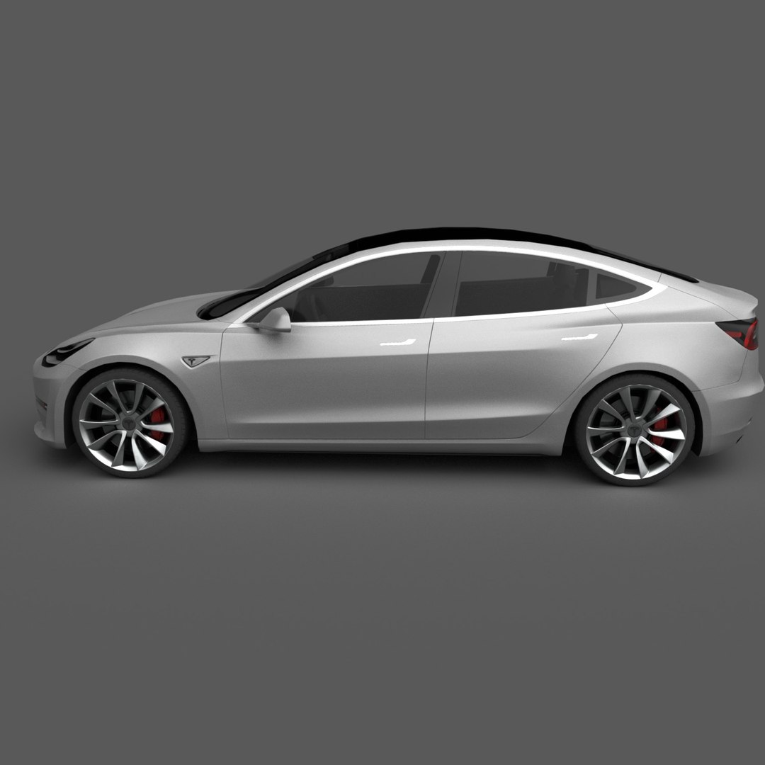 Tesla 3 3D - TurboSquid 1194249