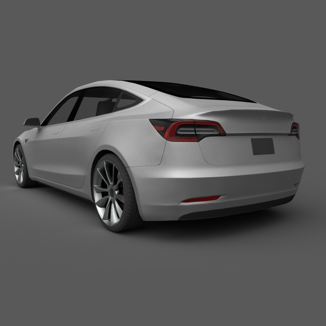 Tesla 3 3D - TurboSquid 1194249