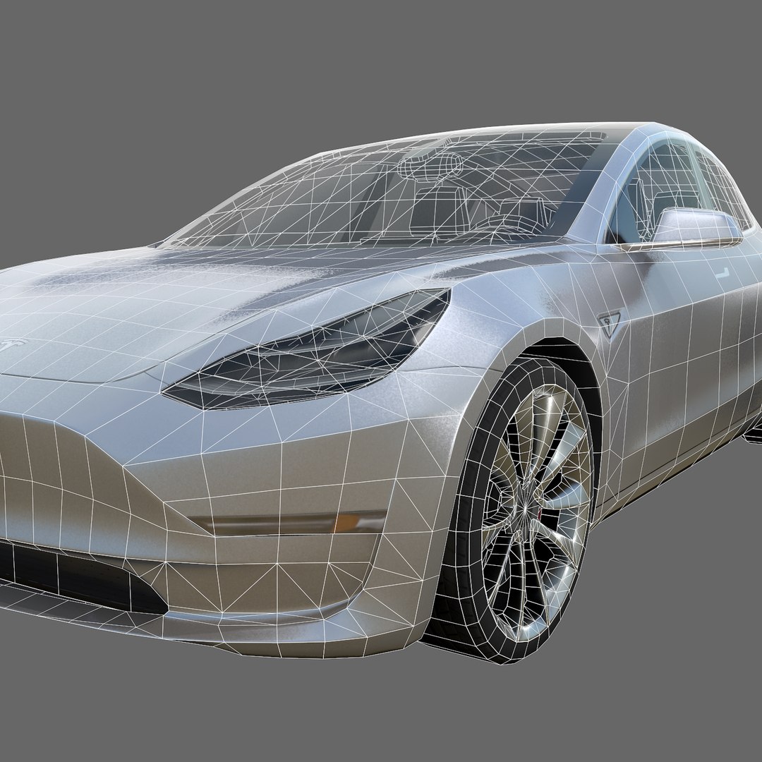 Tesla 3 3D - TurboSquid 1194249