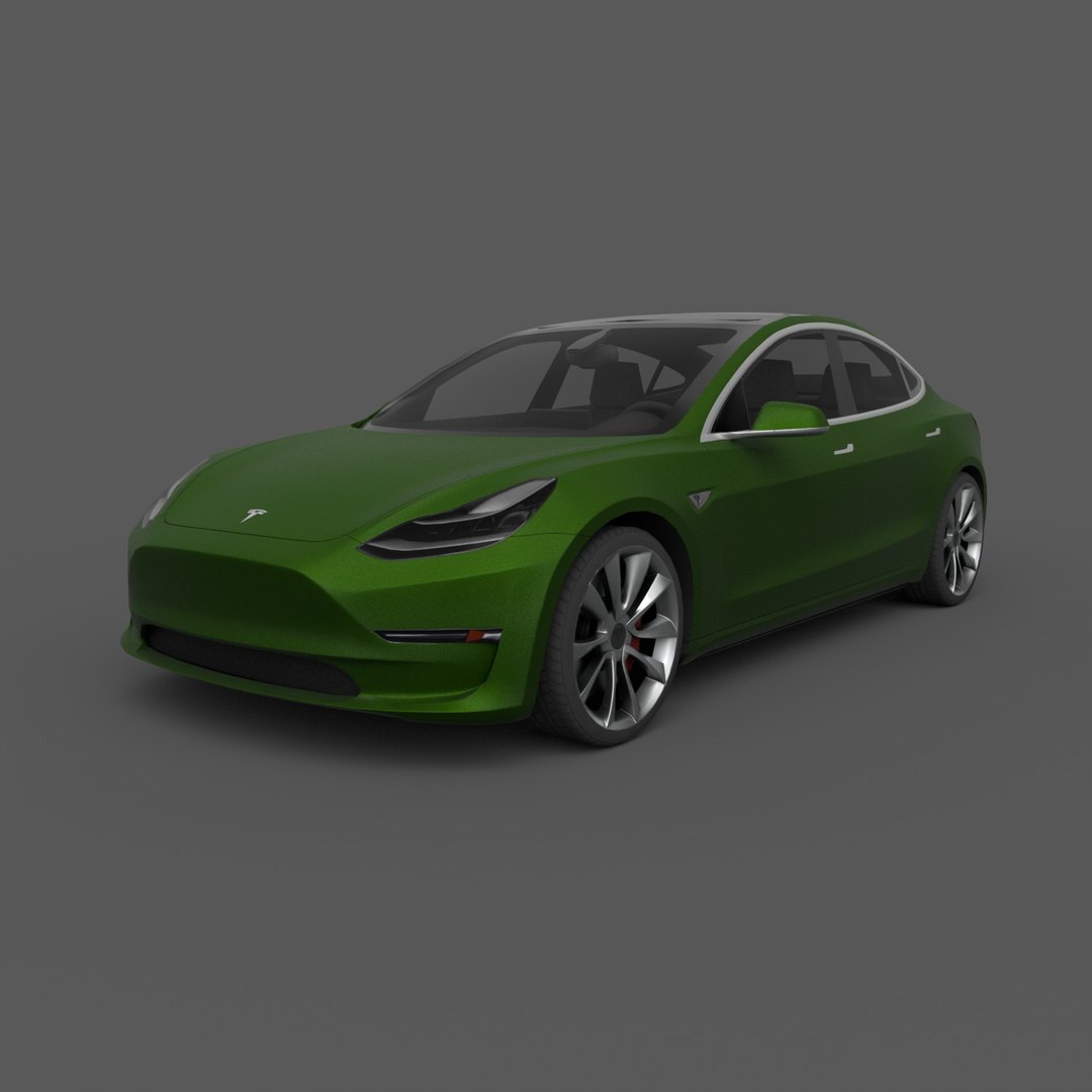 Tesla 3 3D - TurboSquid 1194249