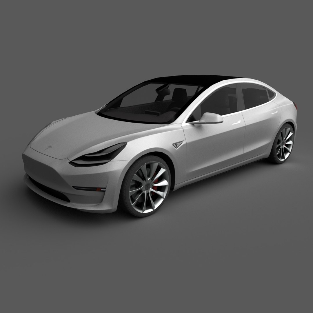 Tesla 3 3D - TurboSquid 1194249
