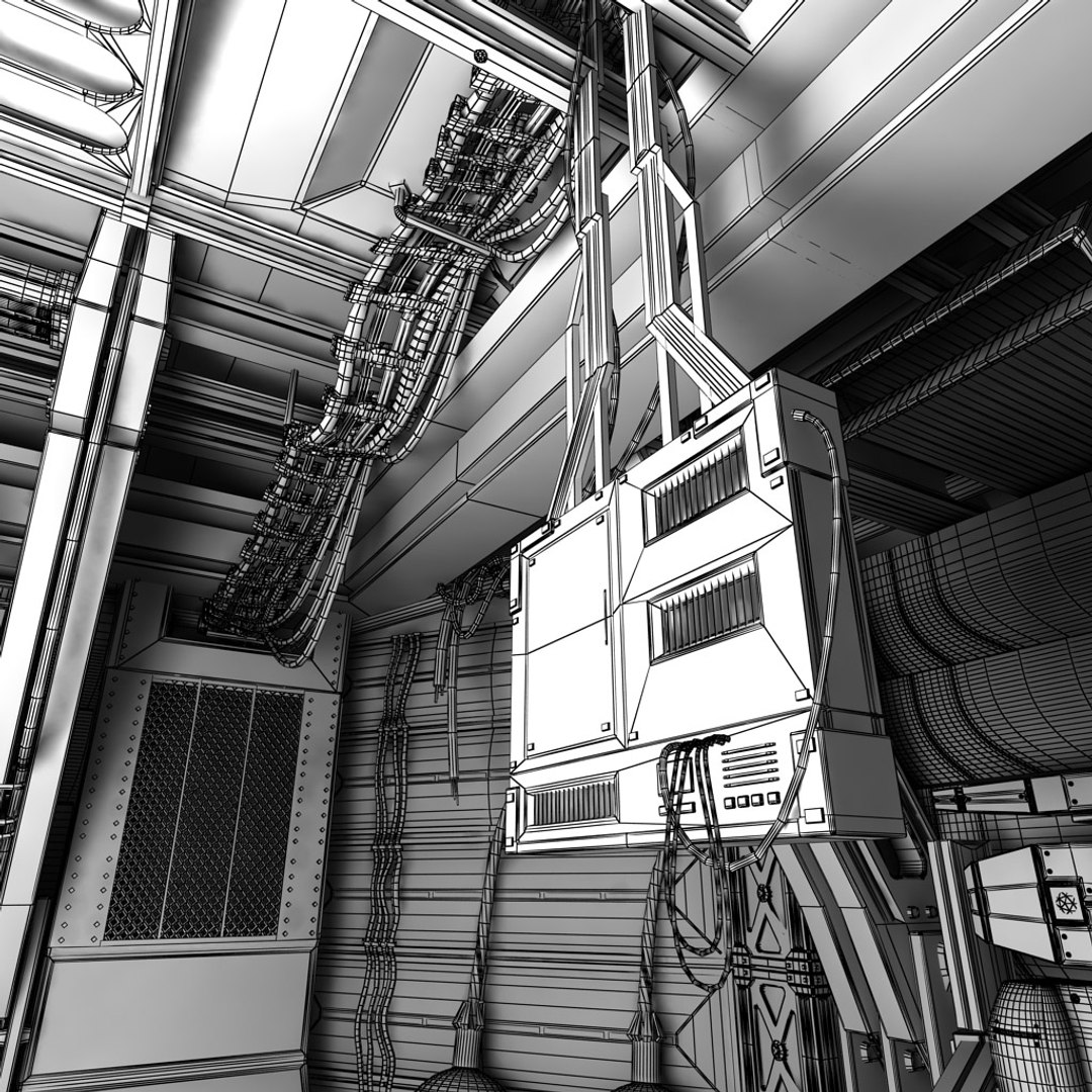 max space shuttle cabin interior