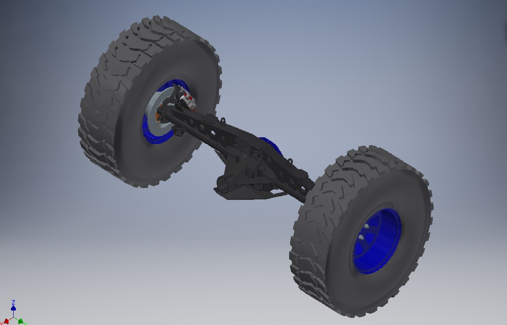 3D Model Rear Axle Truck 3d Model - TurboSquid 2001035