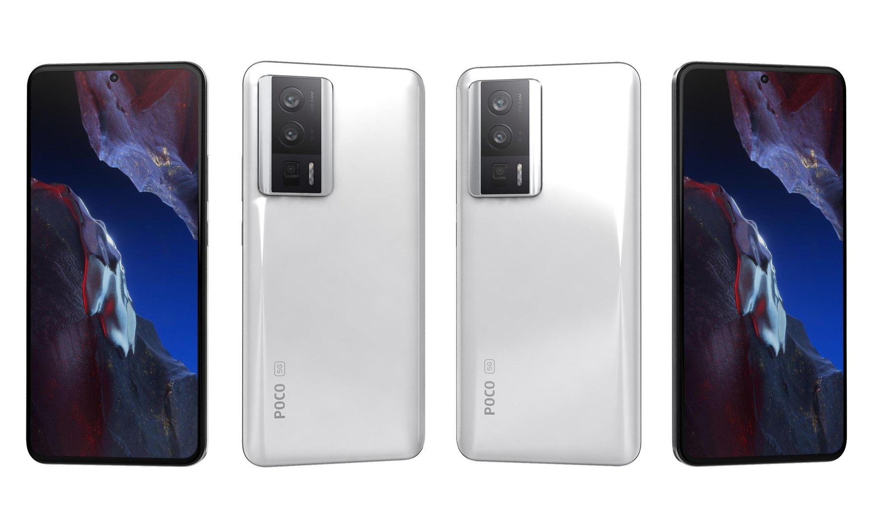 3D Xiaomi Poco F5 Pro White - TurboSquid 2074513