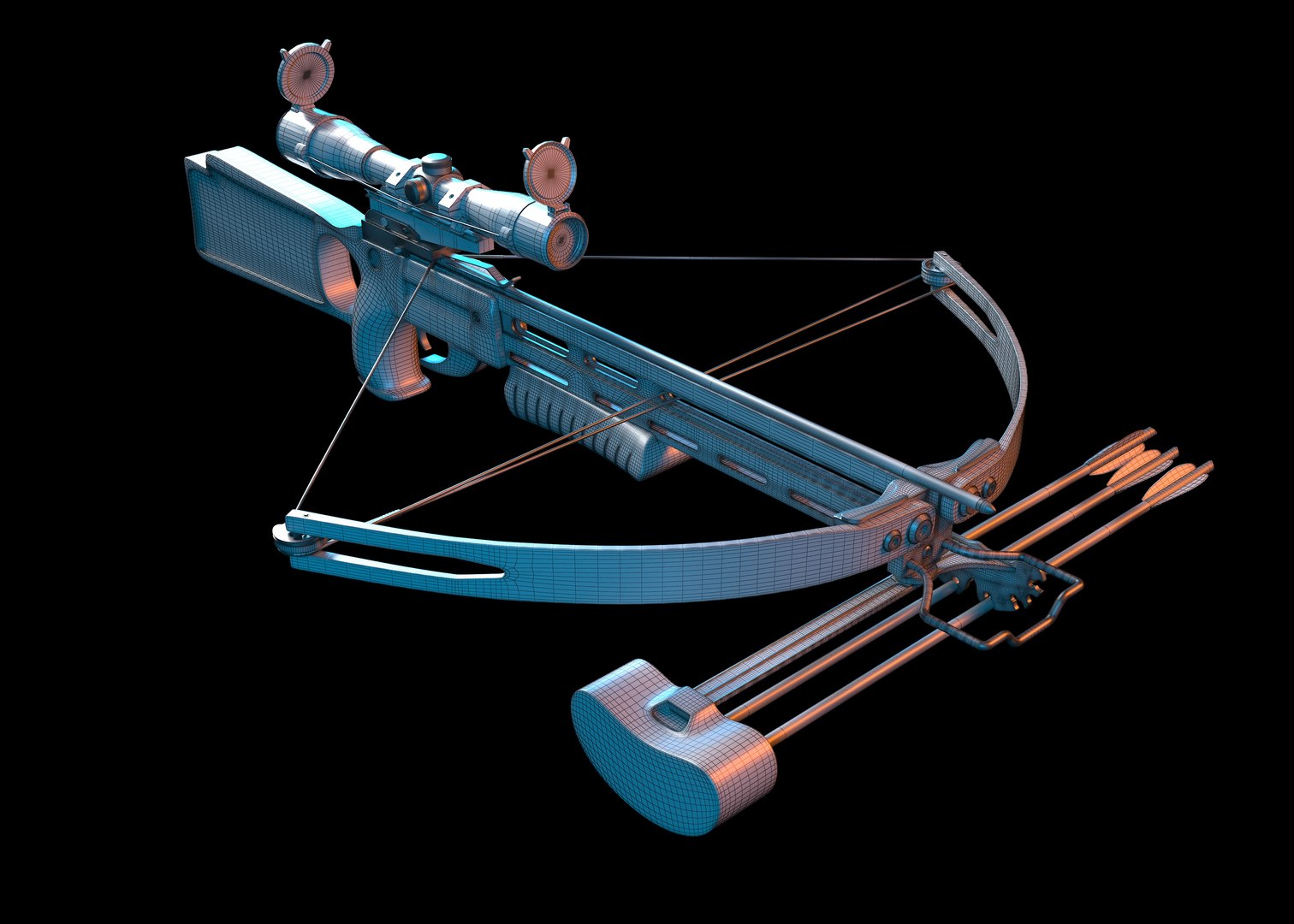 3D Crossbow Weapon Model - TurboSquid 1579416