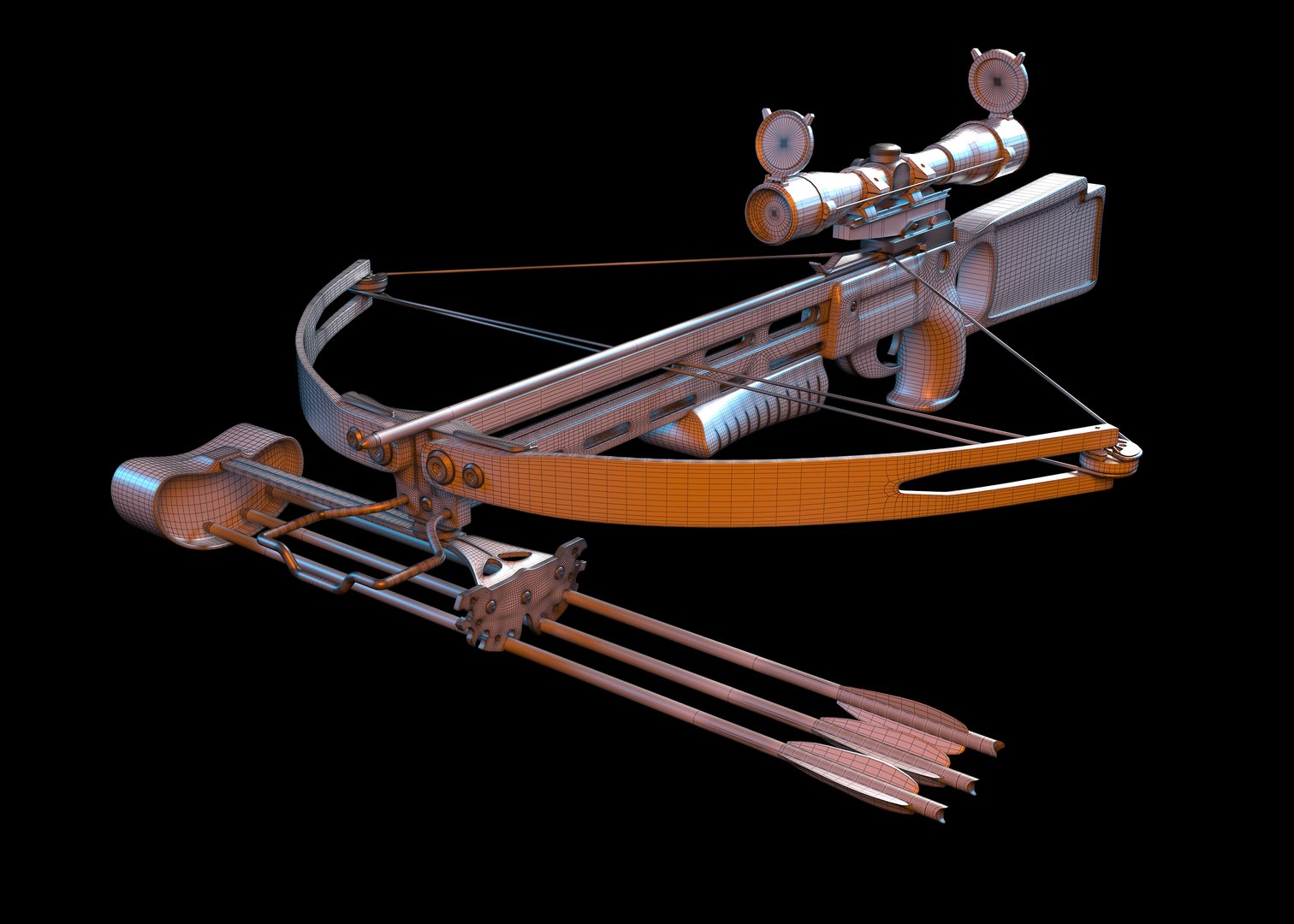 3D Crossbow Weapon Model - TurboSquid 1579416
