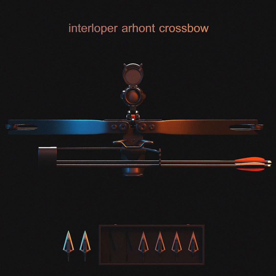 3D Crossbow Weapon Model - TurboSquid 1579416