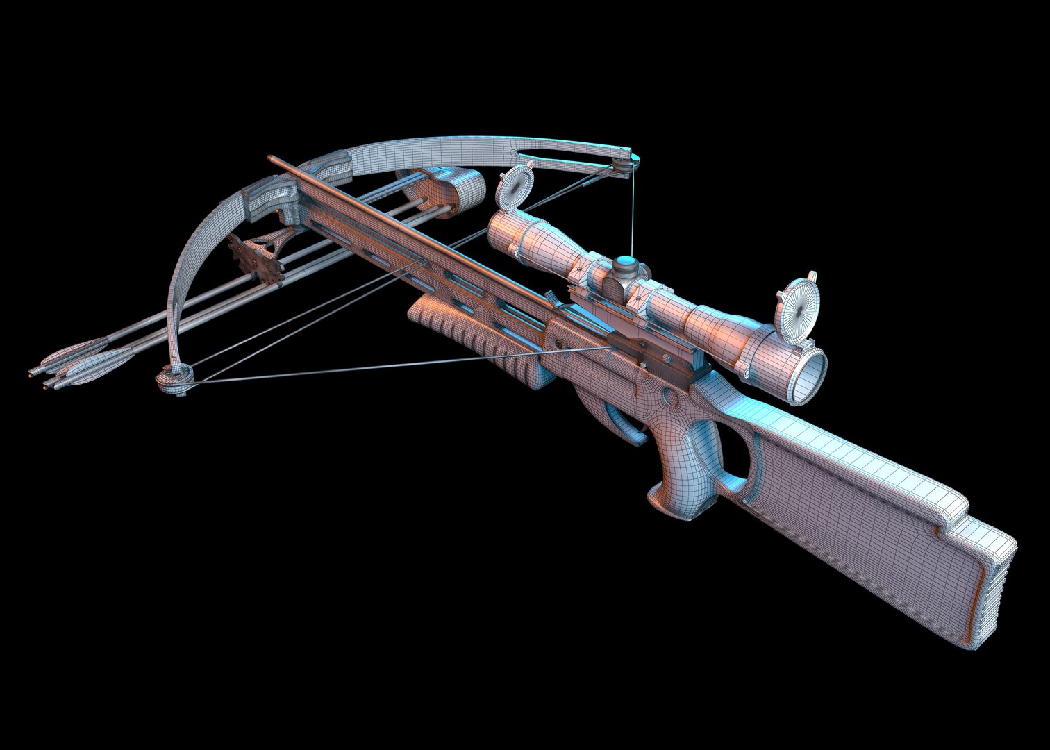 3D Crossbow Weapon Model - TurboSquid 1579416