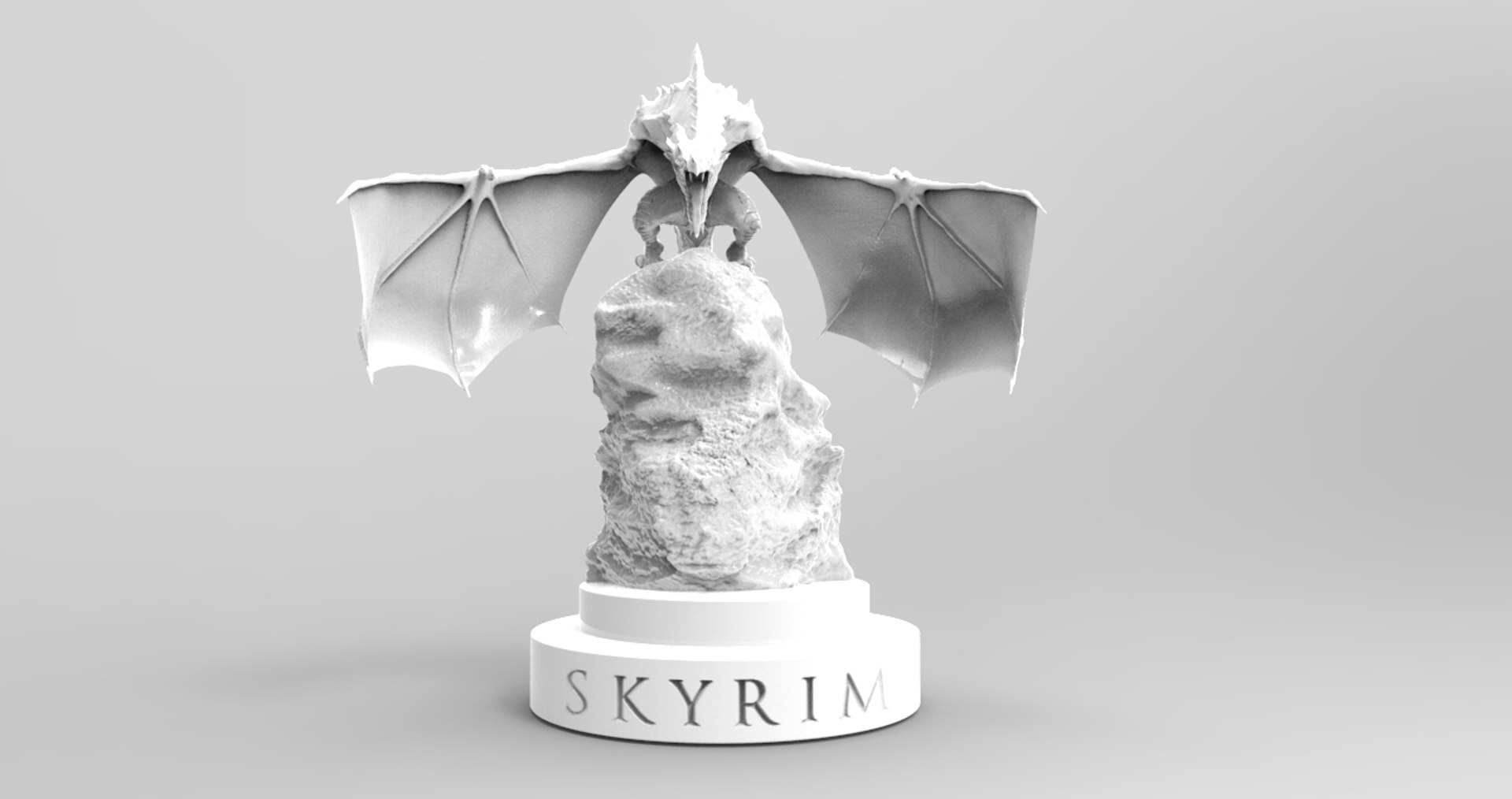 Dragon Skyrim Obj