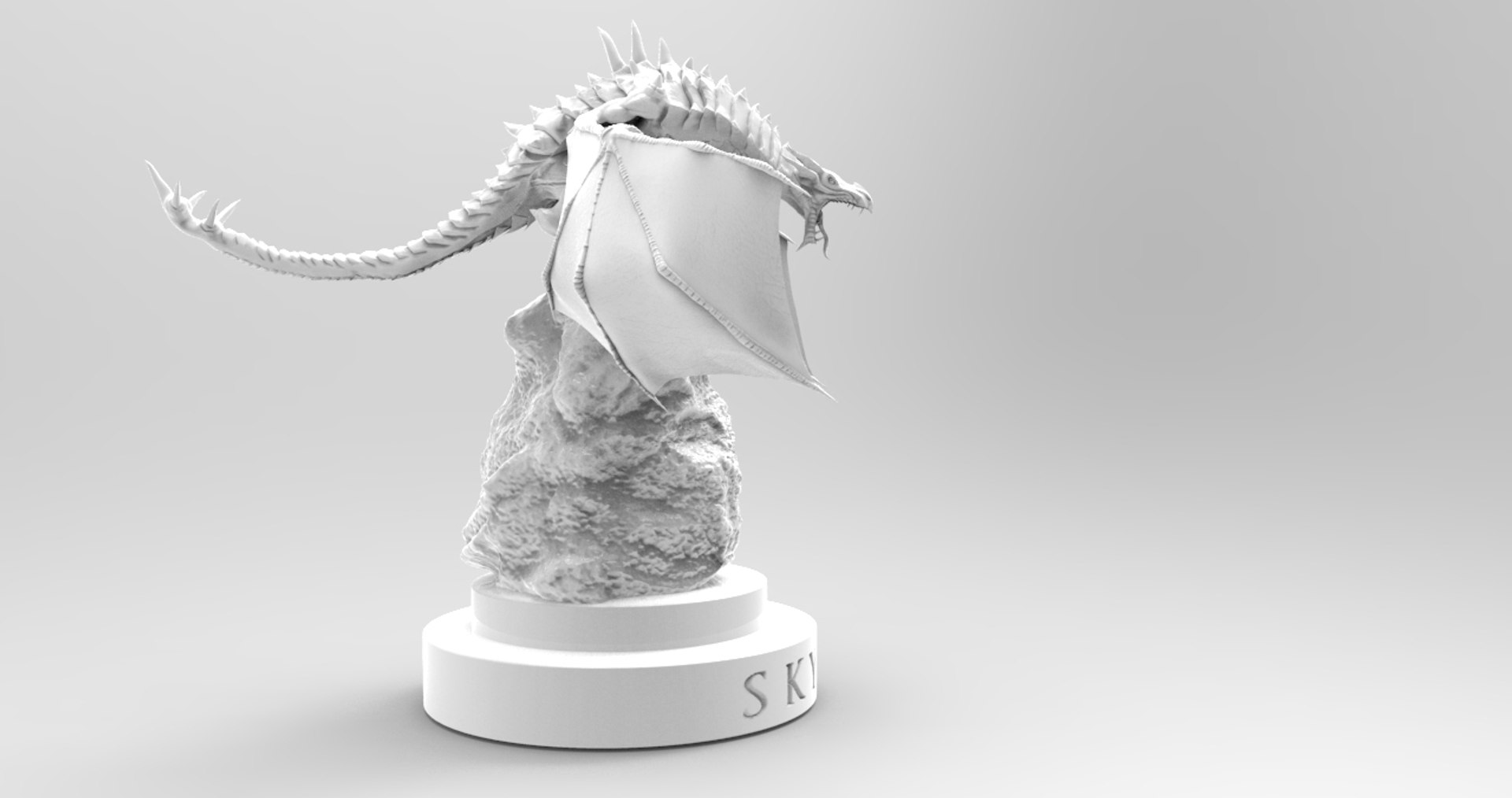 Dragon Skyrim Obj