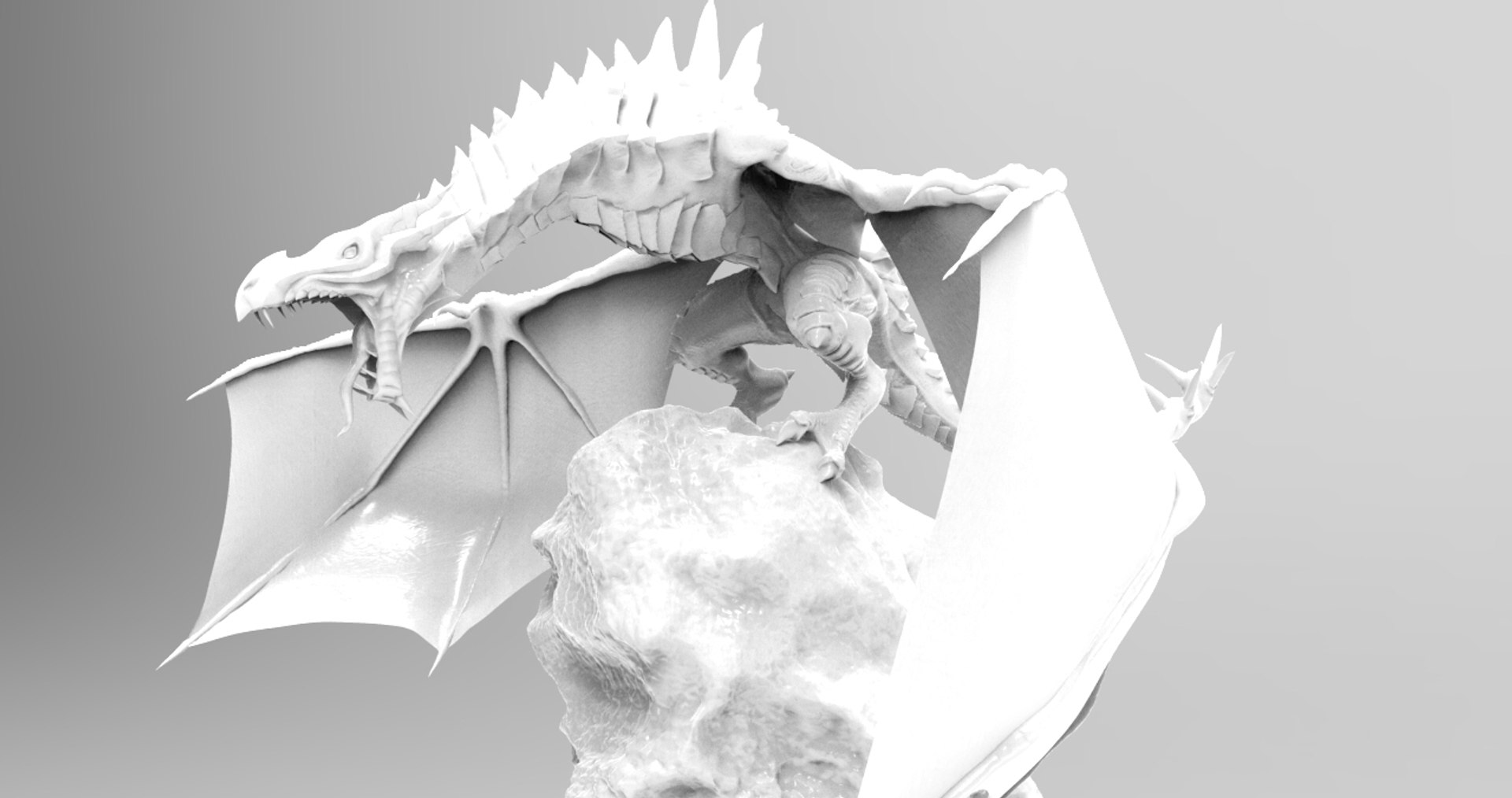 Dragon Skyrim Obj