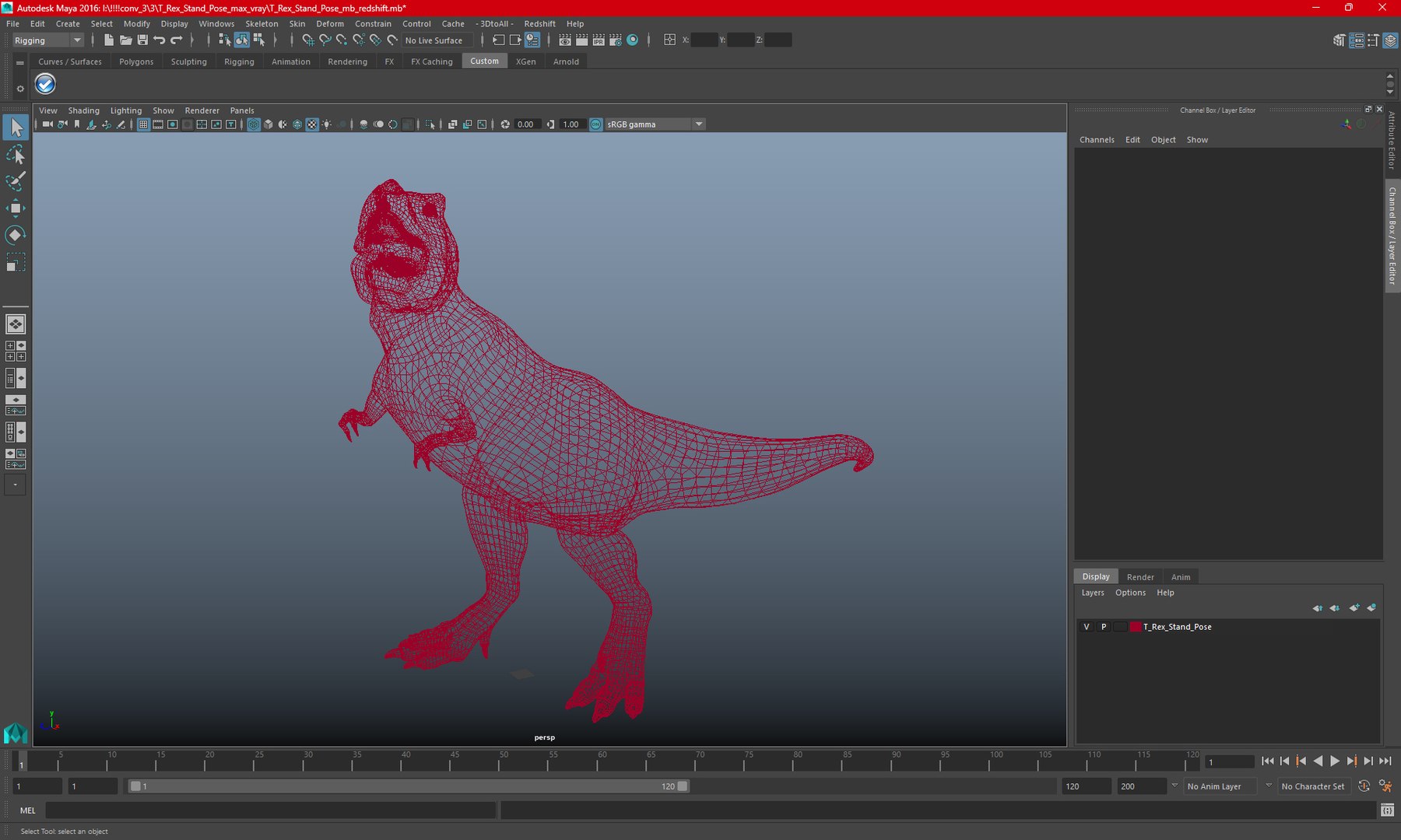 3D T Rex Stand Pose - TurboSquid 2101973