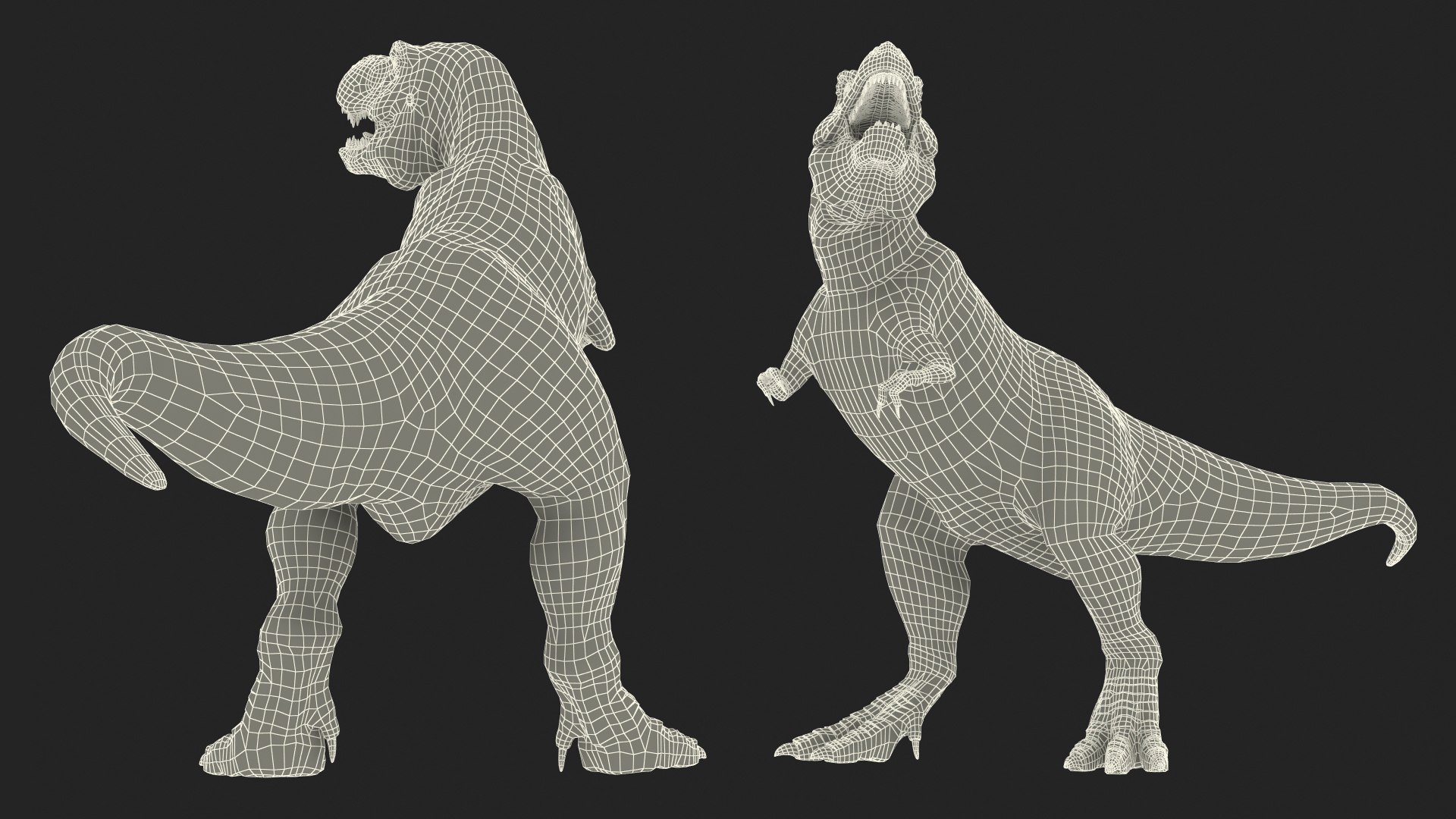 3D T Rex Stand Pose - TurboSquid 2101973